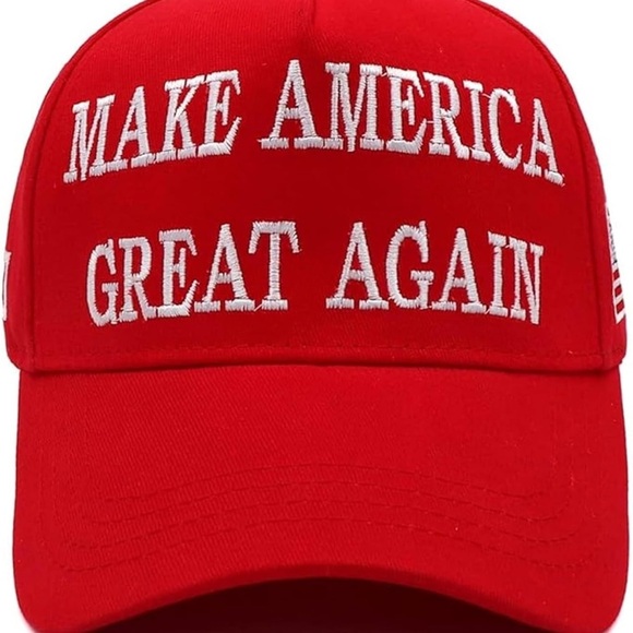 Accessories | Maga Trump 4547 Red Cap With White Embroidery | Poshmark